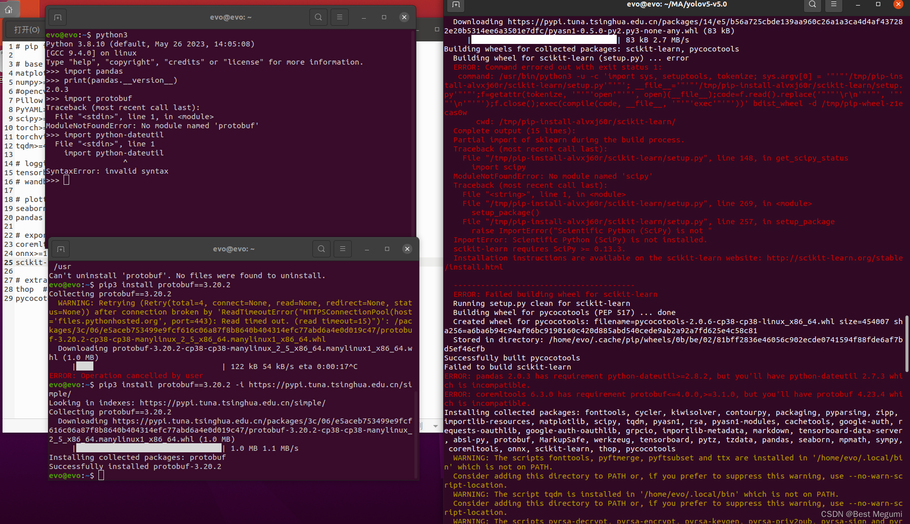 Ubuntu20.04安装pytorch和yolov5环境_pytorch安装ubuntu-CSDN博客