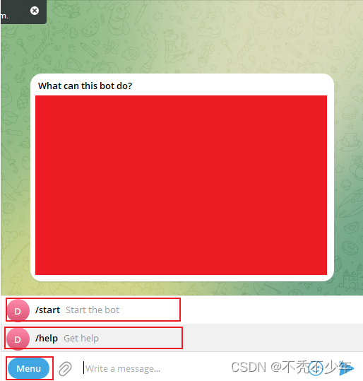 TG BOT 添加启动菜单_电报机器人设置菜单-CSDN博客