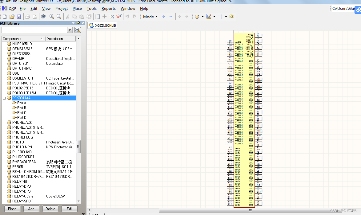 Altium Designer AD元件库 AD09_AD21库 原理图库（2M-400个器件）+PCB封装库（46M-900个封装）_最全的ad元器件库-CSDN博客