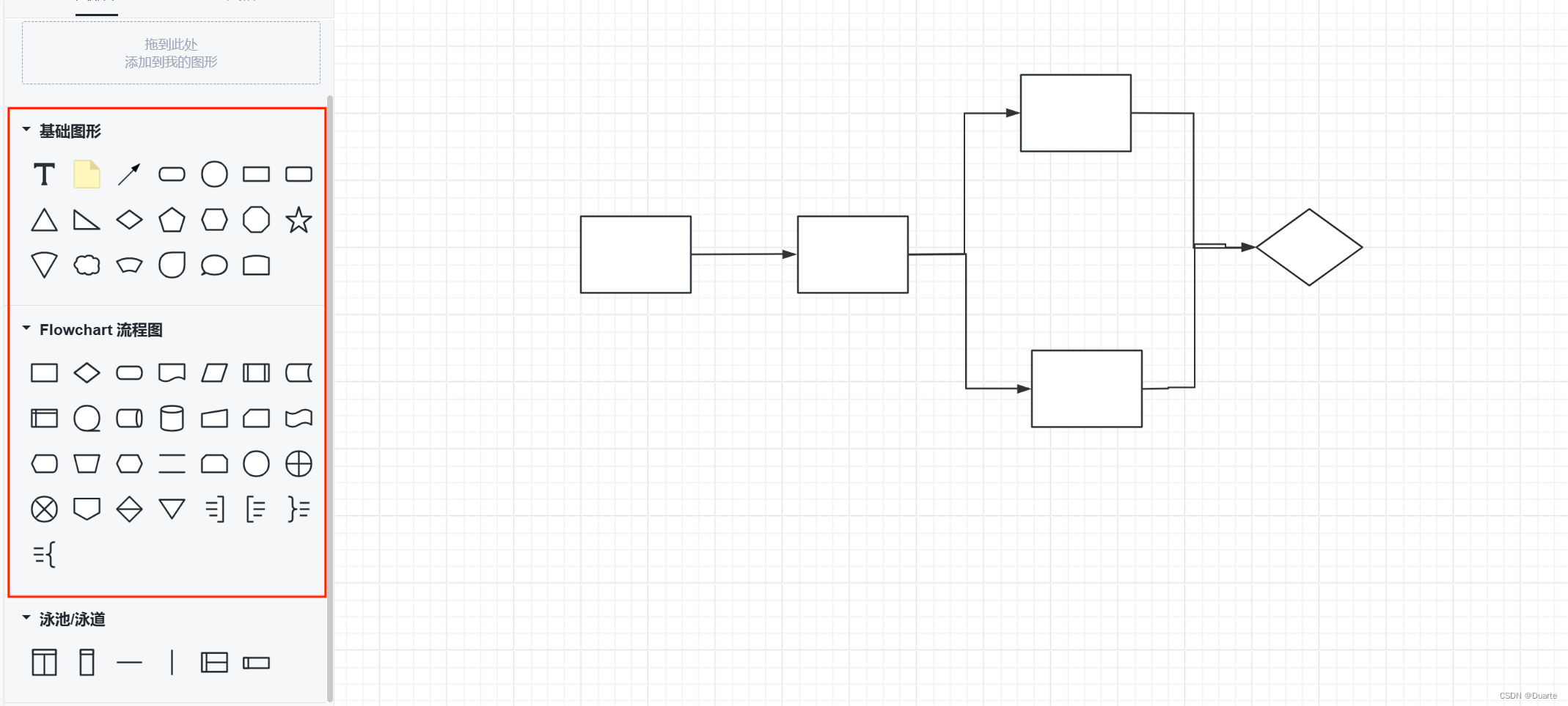 ProcessOn基础教程流程图&实操案例及Axure的自定义元件_processon教程-CSDN博客