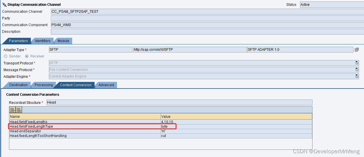 SAP PI/PO SFTP适配器解析文件或生成文件时编码转换及字节长度问题_sap pi file adapter-CSDN博客