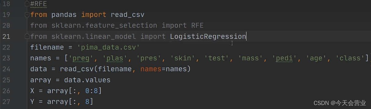 6.1数据特征选定：单变量特征选择、递归特征消除RFE(常用)、主成分分析PCA、特征的重要性ETC【pima_data.csv数据集】_单变量分析特征选择-CSDN博客