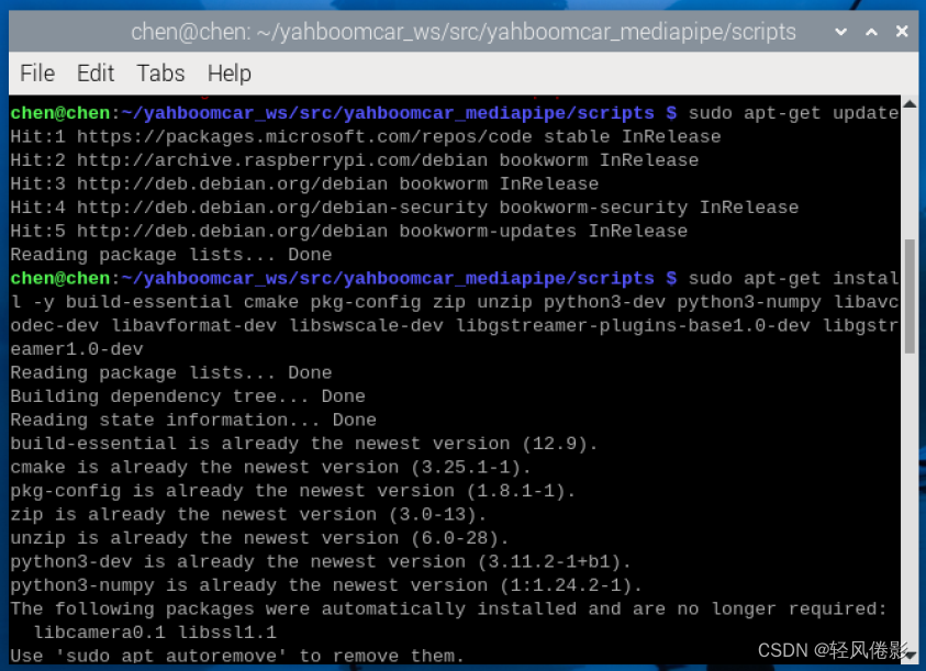 树莓派5-mediapipe库安装-CSDN博客