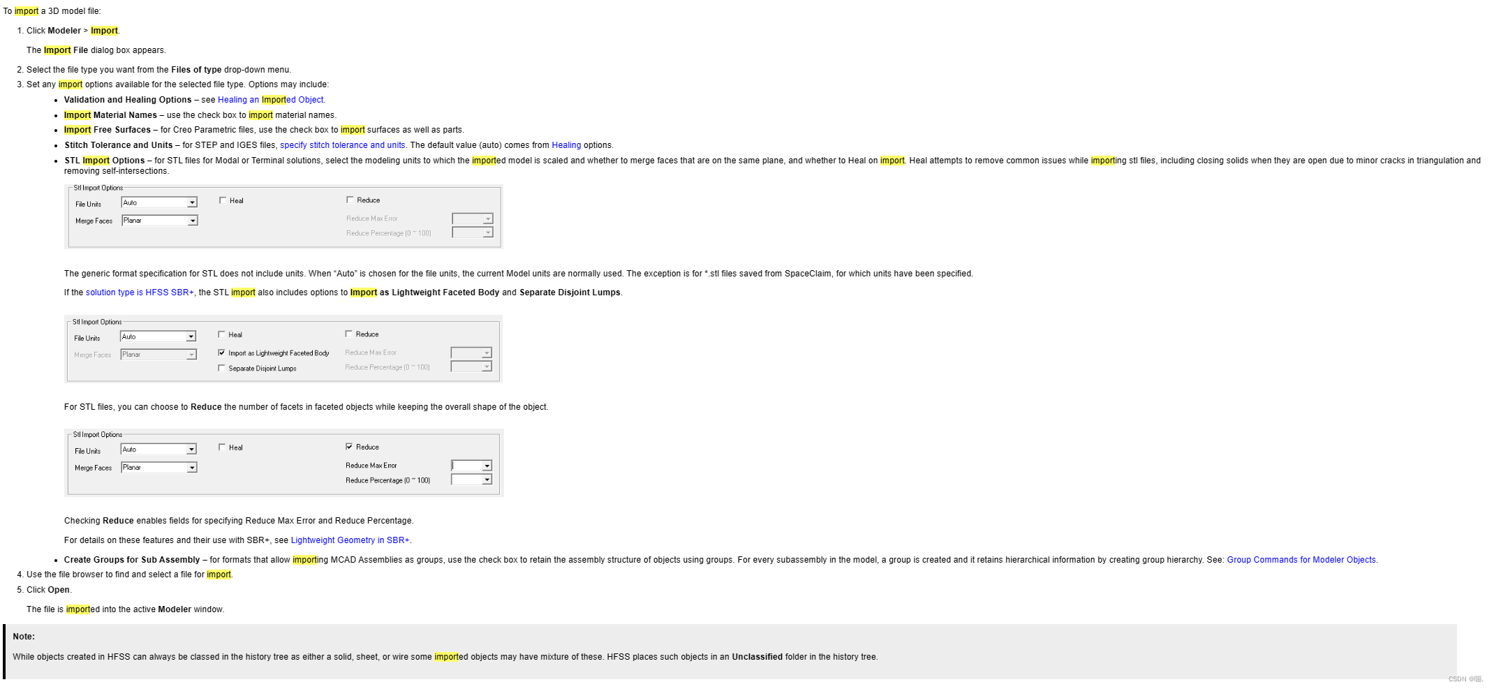 HFSS导入3D模型_hfss怎么将3d结构导入-CSDN博客