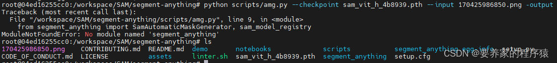 Segment Anything（SAM）环境安装&代码调试_amg.py-CSDN博客