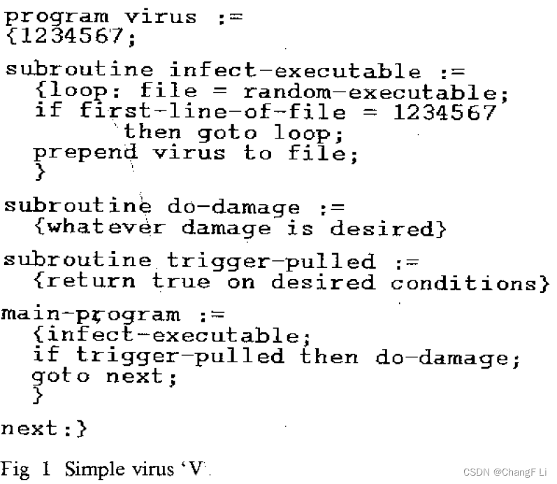 【论文详解】Fred Cohen——“Computer Virus: Theory and Experiments“_f. cohen, ‘‘computer viruses,’’ ph.d ...
