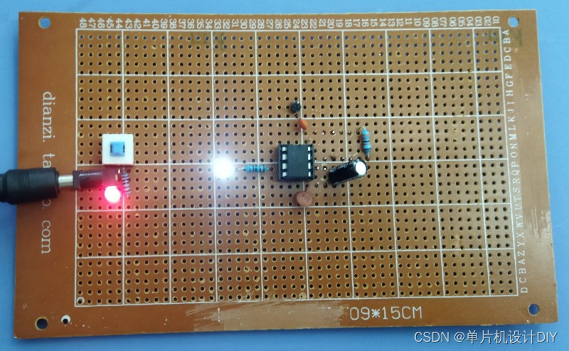 基于NE555多谐振荡器触摸延时开关台灯熄灭20秒设计DIY23-020_555触摸开关-CSDN博客