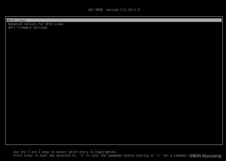 arch linux从硬盘分区到桌面环境安装的正确姿势。。。。。。_arch分区-CSDN博客