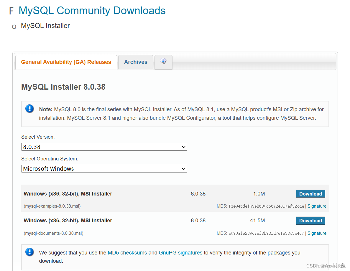 MySQL安装教程_mysql installer - community-CSDN博客
