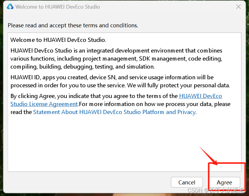 ＜HarmonyOS第一课＞DevEco Studio下载安装和运行Hello World_import deveco studio settings-CSDN博客