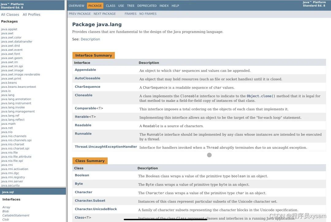 Java 核心类库一览-CSDN博客