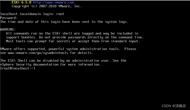 ESXI 主机启用 Shell 连接_esxi shell-CSDN博客