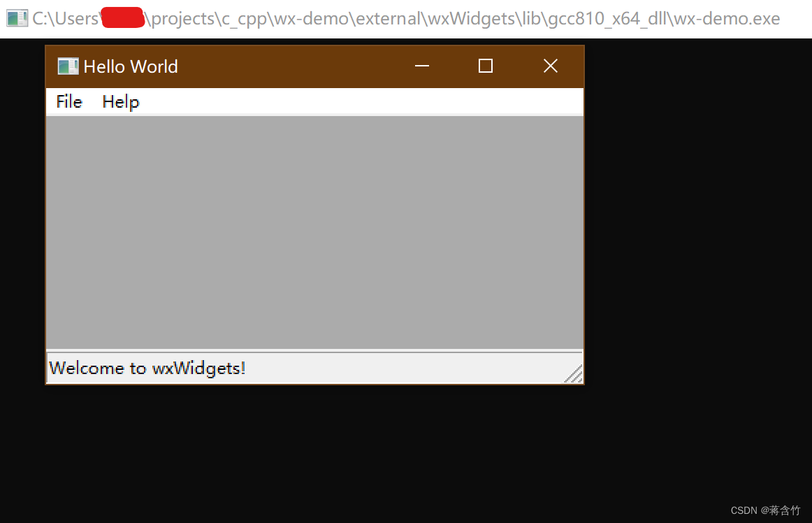 CMake创建wxWidgets桌面应用_cmake wxwidgets-CSDN博客