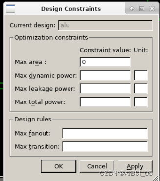 DC综合入门篇——图形化操作_dc综合结果cell area-CSDN博客