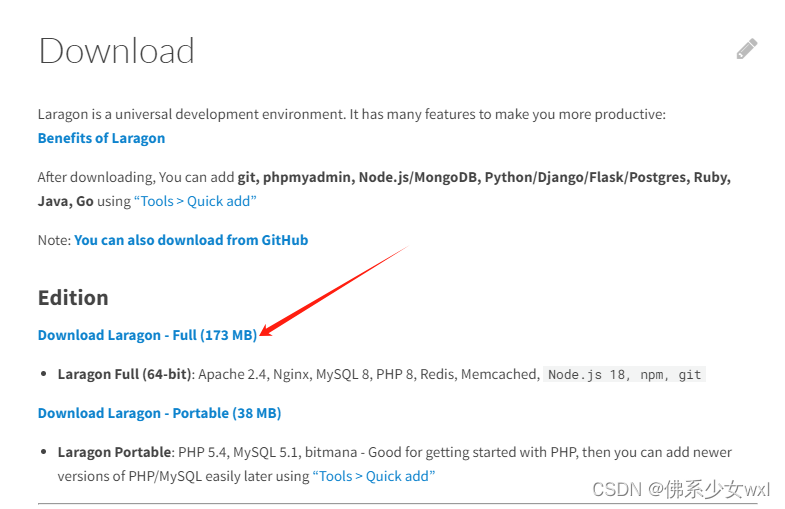 教程：Laragon下载安装到访问项目网站-CSDN博客
