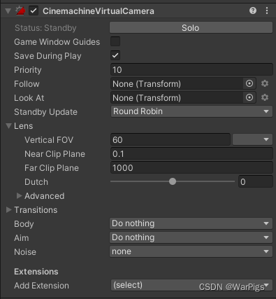 Unity Cinemachine笔记-CSDN博客