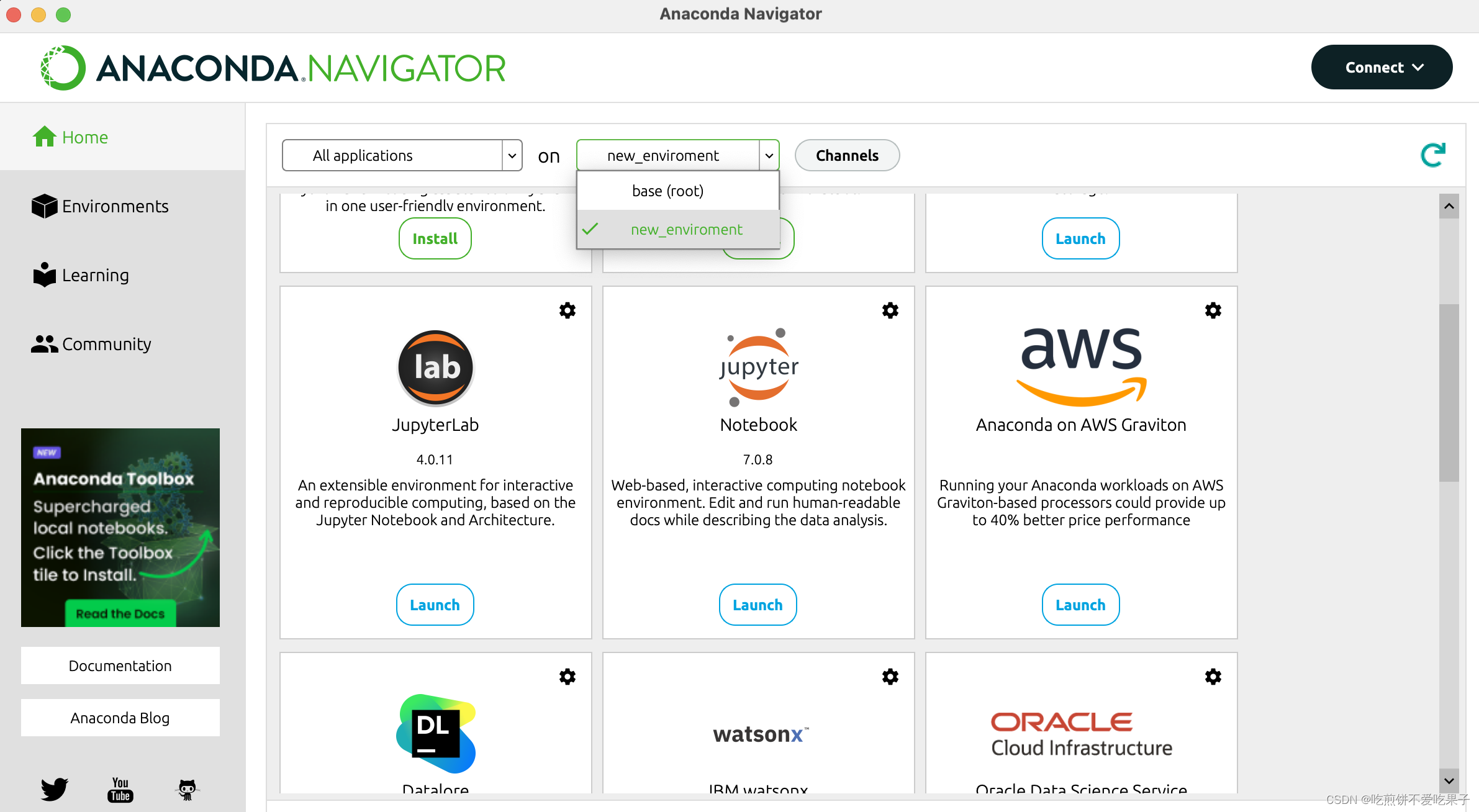 Mac安装Anaconda搭建新环境，安装Jupyter Notebook（新手小白教程）_mac jupyter notebook-CSDN博客