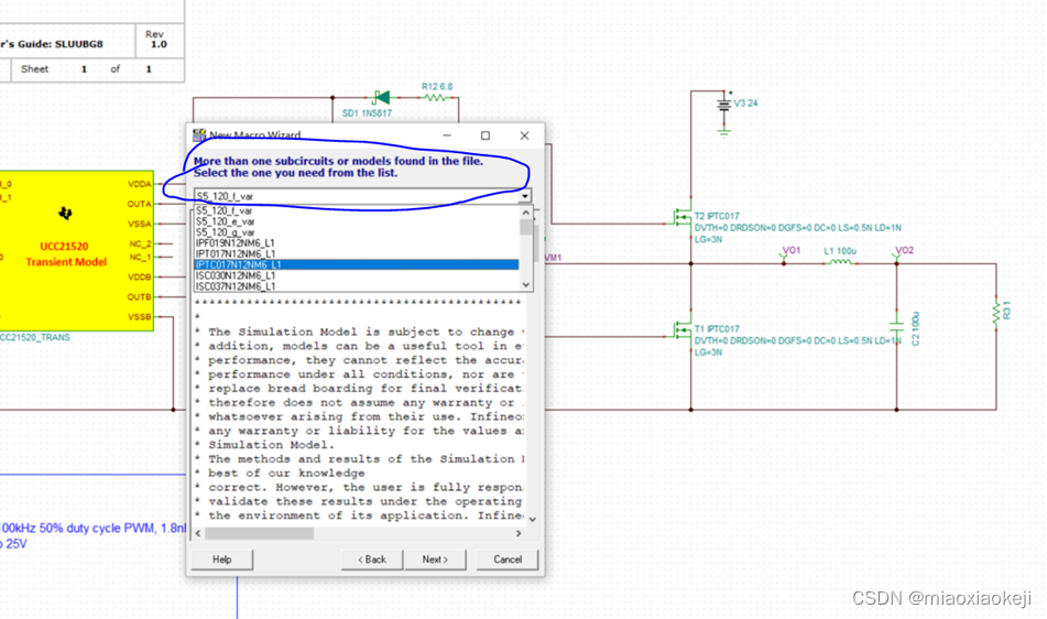 英飞凌功率MOSFET SPICE仿真导入模型（基于TINA）_spice mosfet l3模型能改成l1模型吗-CSDN博客