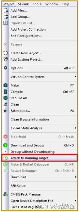 KEIL_IAR与STM32CubeIDE不复位调试的小技巧_stm32 不复位 loder.ini-CSDN博客