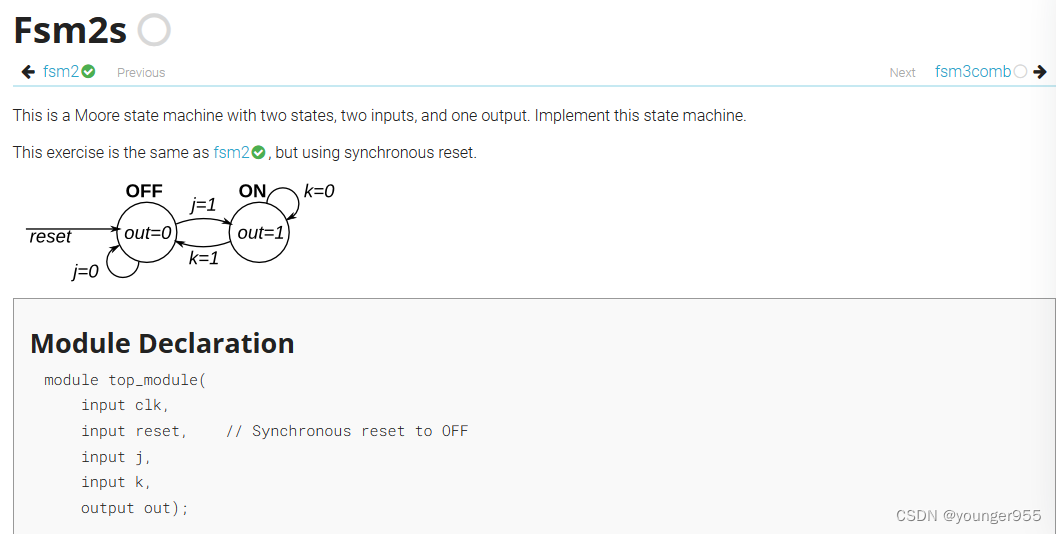 HDLBits Circuits 状态机专栏（二）-CSDN博客