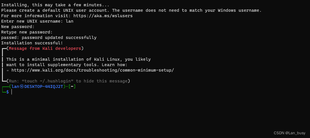 kali-wsl安装教程_wsl安装kali-CSDN博客