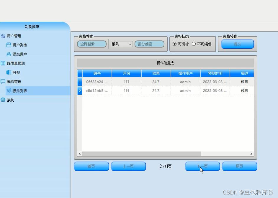 Python基于时间序列分析的下雨降雨量预测系统cs时间序列 降雨 Csdn博客
