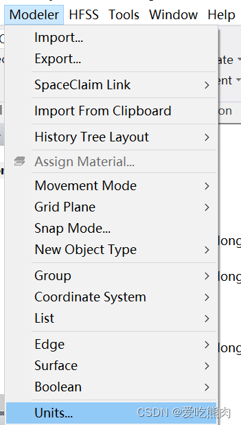 [HFSS]修改单位制_hfss 单位-CSDN博客