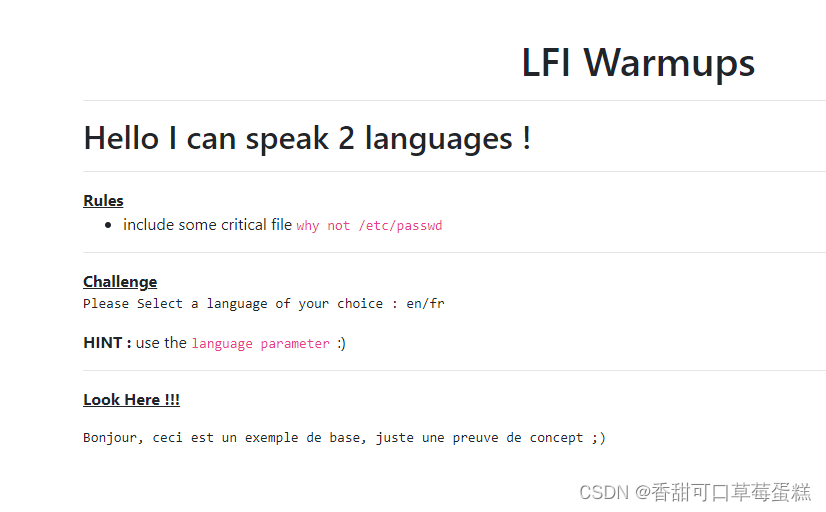 BugKu CTF（Web）：sqli-0x1 & baby lfi & baby lfi 2_bugku sqli-0x1-CSDN博客