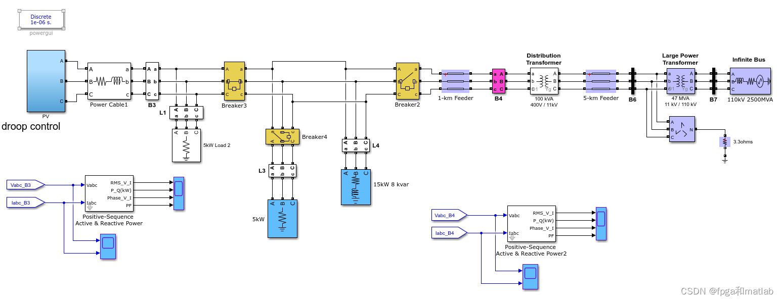 【Simulink教程案例59】基于droop下垂控制电源输出控制系统simulink建模与仿真_droop控制是什么意思-CSDN博客