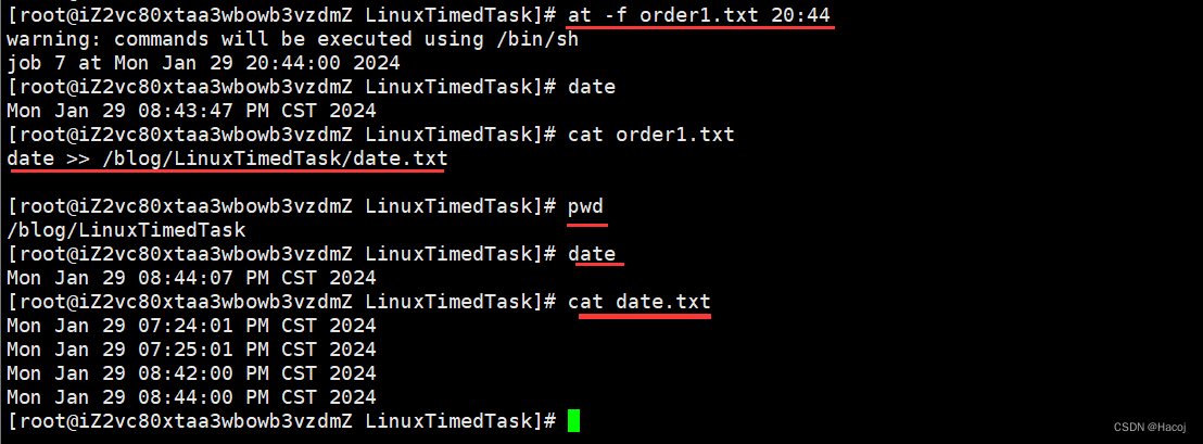 Linux定时任务调度 Crontab与at在linux下试用at、crontab命令进行进程调度 Csdn博客