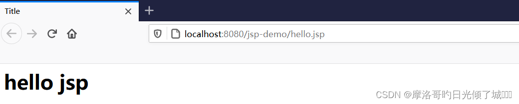 后端maven项目中JSP的使用_jsp maven-CSDN博客