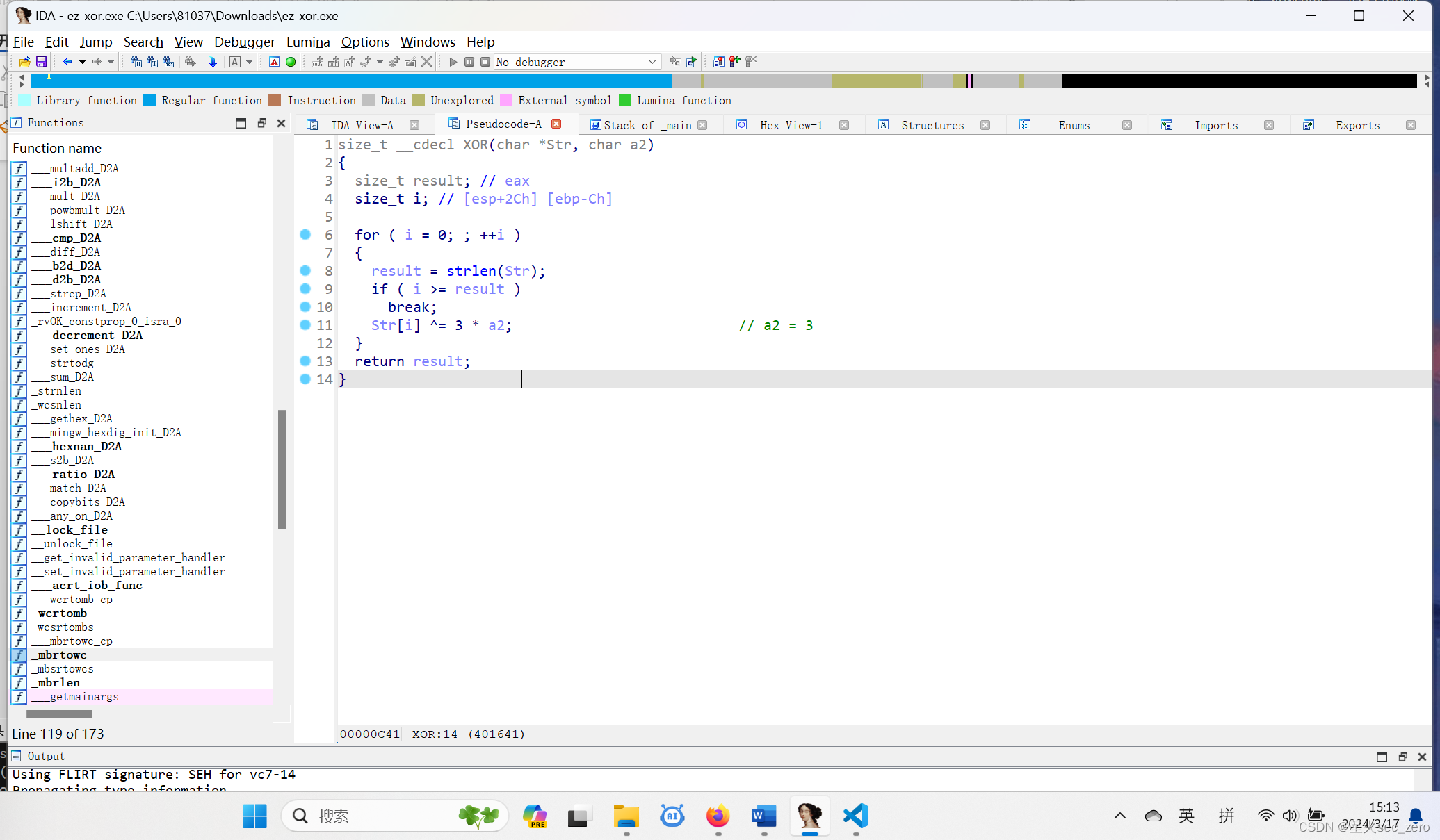 LitCTF ez_XOR-CSDN博客