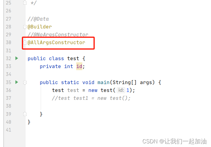 @NoArgsConstructor、@AllArgsConstructor、@RequiredArgsConstructor的区别和@Data和@Builder的用法以及在idea中使用的 ...