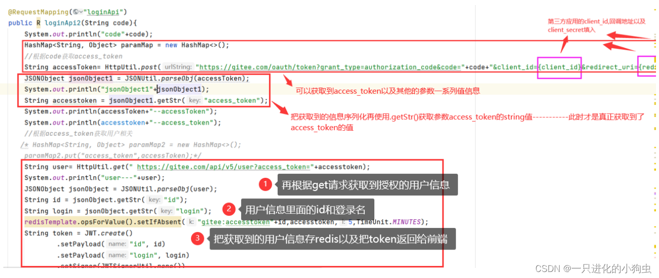 Gitee开发文档结合HttpUtil实现登录以及api的使用（一）_gitee api-CSDN博客