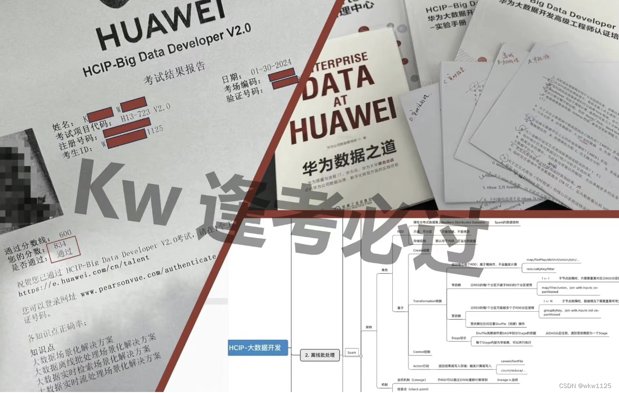 2024华为HCIP大数据考试总结&题库&提纲-CSDN博客
