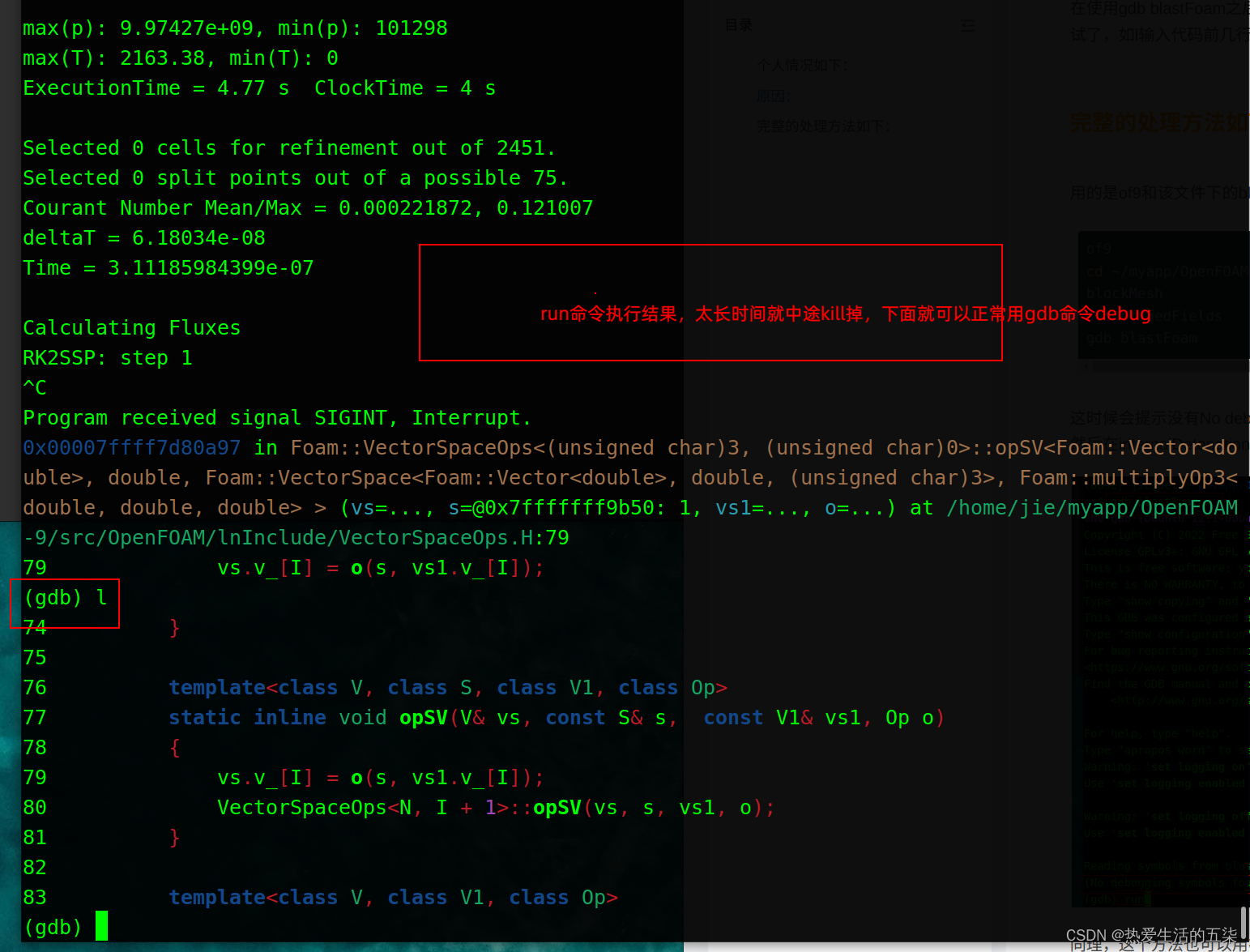 gdb如何调试blastFoam(本质上和调试OpenFoam里面的icoFoam一样）（全网唯一教学）-CSDN博客