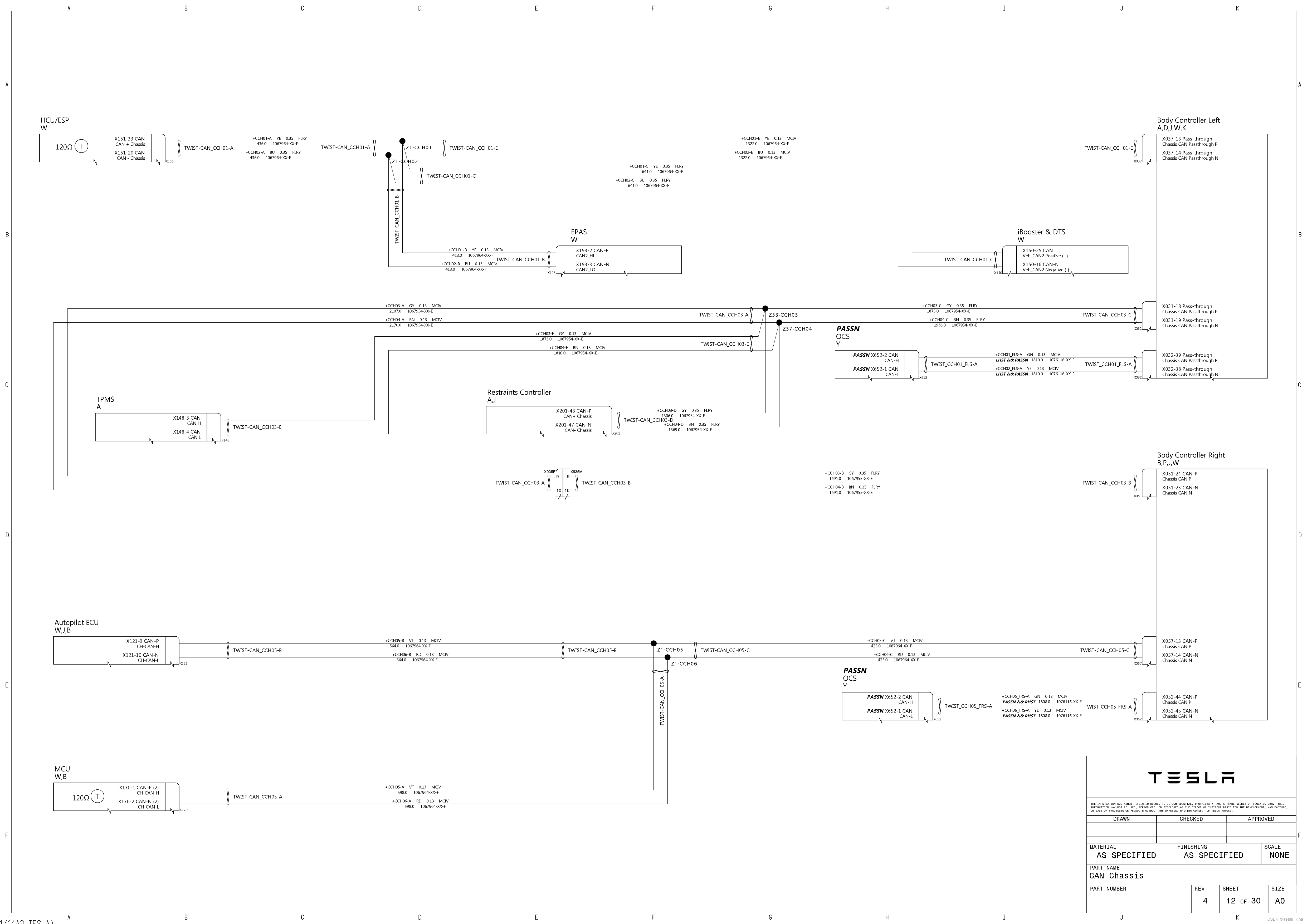 Tesla model 3 Schematic Diagram serialize（12/40）-CSDN博客