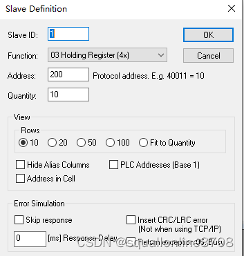 NMODBUS4 组件操作MODBUS SLAVE 报错（不允许对非连接的套接字执行此操作。）-CSDN博客