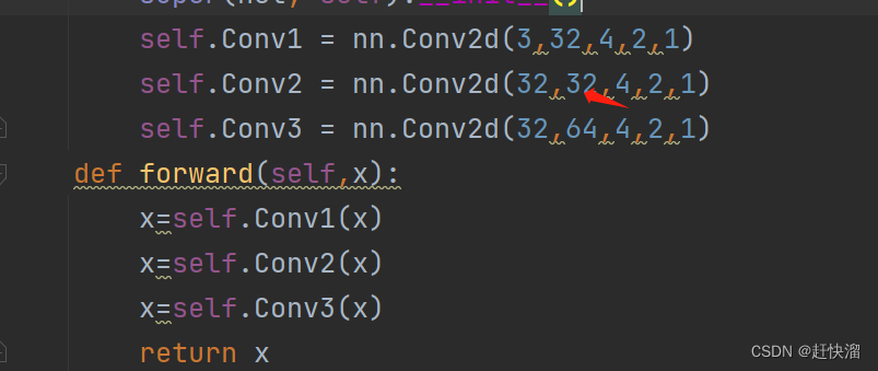 RuntimeError: Given groups=1, weight of size [32, 32, 1, 1], expected ...