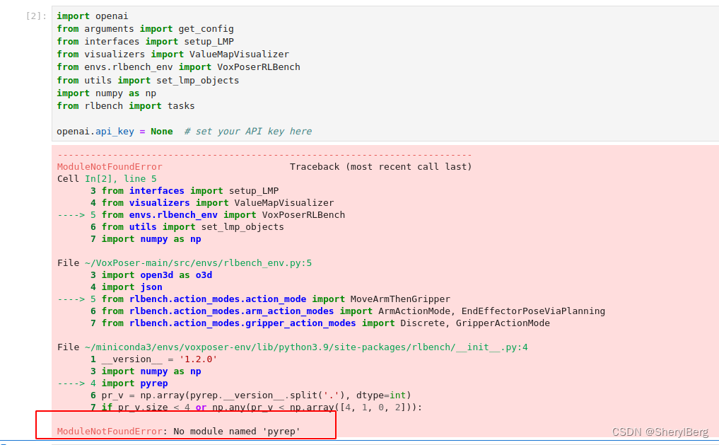 复现论文“VoxPoser: Composable 3D Value Maps for Robotic Manipulation with ...