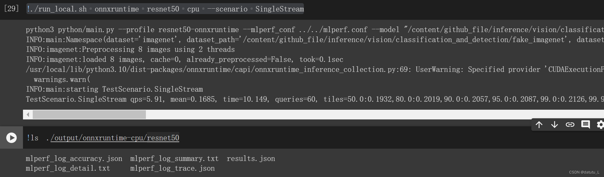MLPerf inference基准测试步骤——Google Colab篇_onnx_mlperf测试-CSDN博客