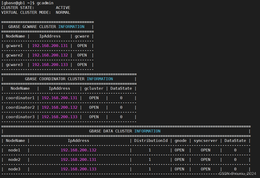 每天5分钟，带你了解GBase8a(2)——GBase8a长啥样_gbase8a 物化视图-CSDN博客