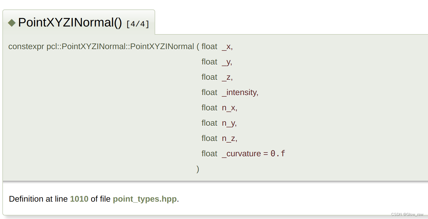关于pcl::PointXYZINormal（pcl::PointNormal-CSDN博客