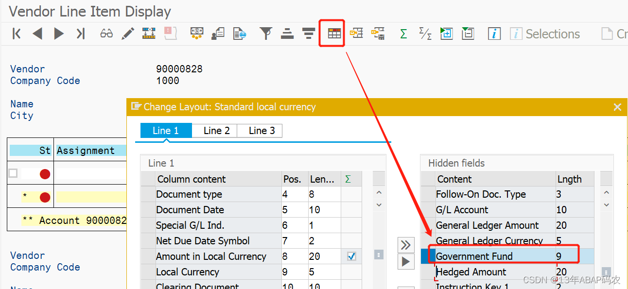 ABAP-添加自定义字段到FBL1N(add custom field to FBL1N)_abap增加选择字段-CSDN博客