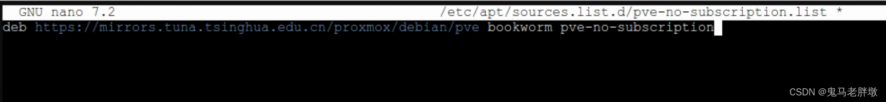 PVE更换清华源_pve 清华源-CSDN博客