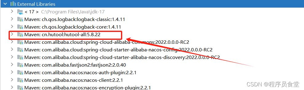 Exception in thread “main“ java.lang.NoClassDefFoundError: cn/hutool/core/util/StrUtil-CSDN博客