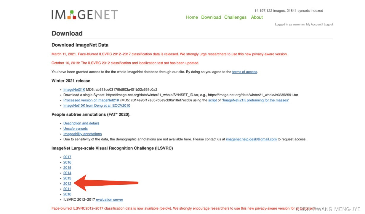 下载ImageNet 2012 数据集（ILSVRC2012），解压归类的简单操作_imagenet2012-CSDN博客