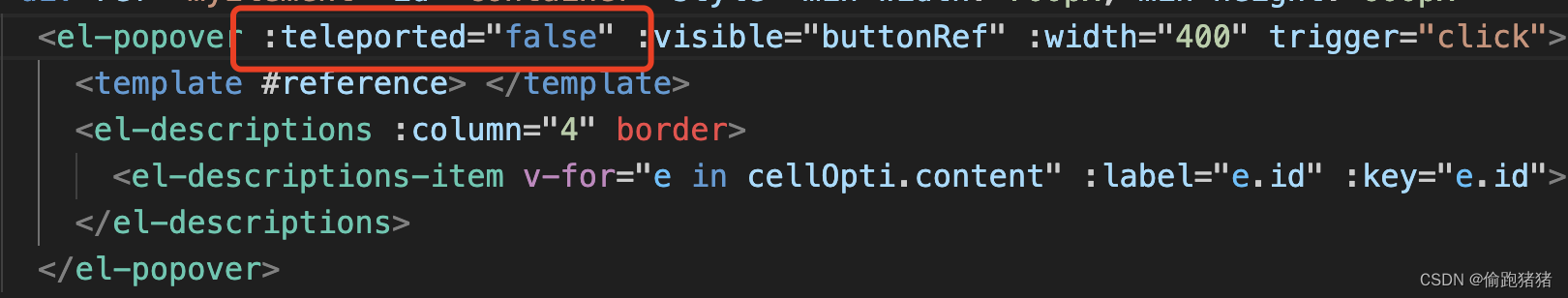 vue3 el-popover怎么挂载在父元素，而不是body上_el-popover teleported-CSDN博客