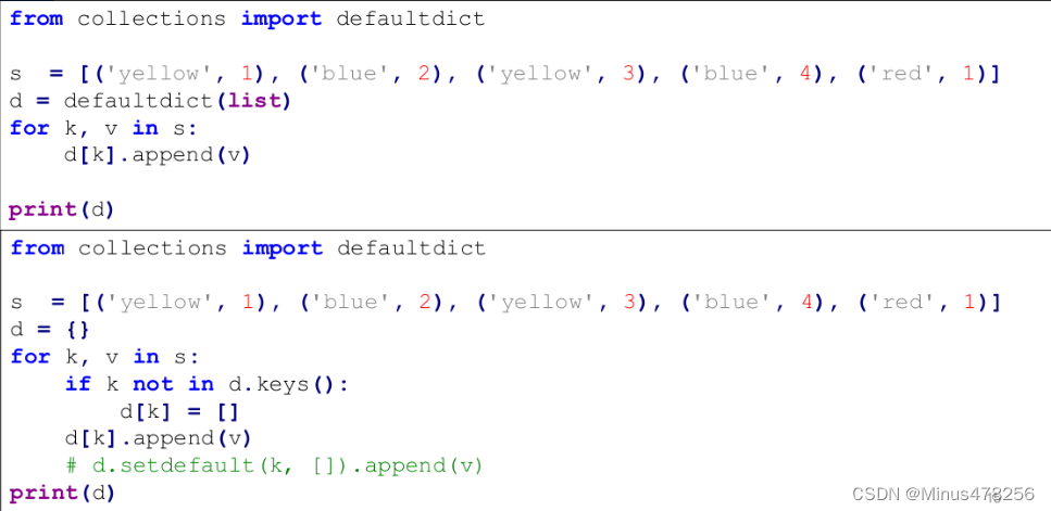 蓝桥 Python笔记5——counter、deque、defaultdict、ordereddictpython字典defaultdict和count Csdn博客